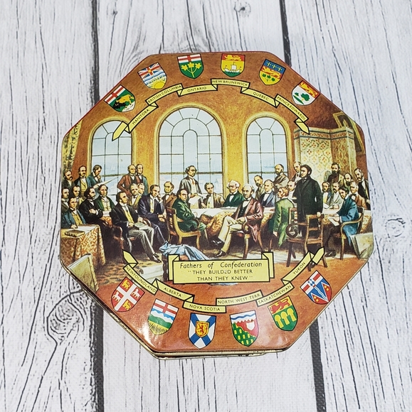 Storage & Organization | Collectors Toffee Tin Canadian Fathers Of The ...